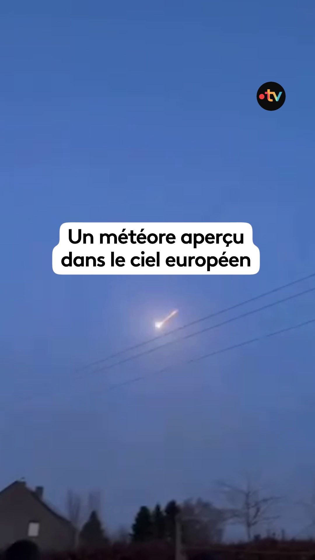 Un météore a traversé le ciel d'Europe et a fini sa course en Allemagne ...