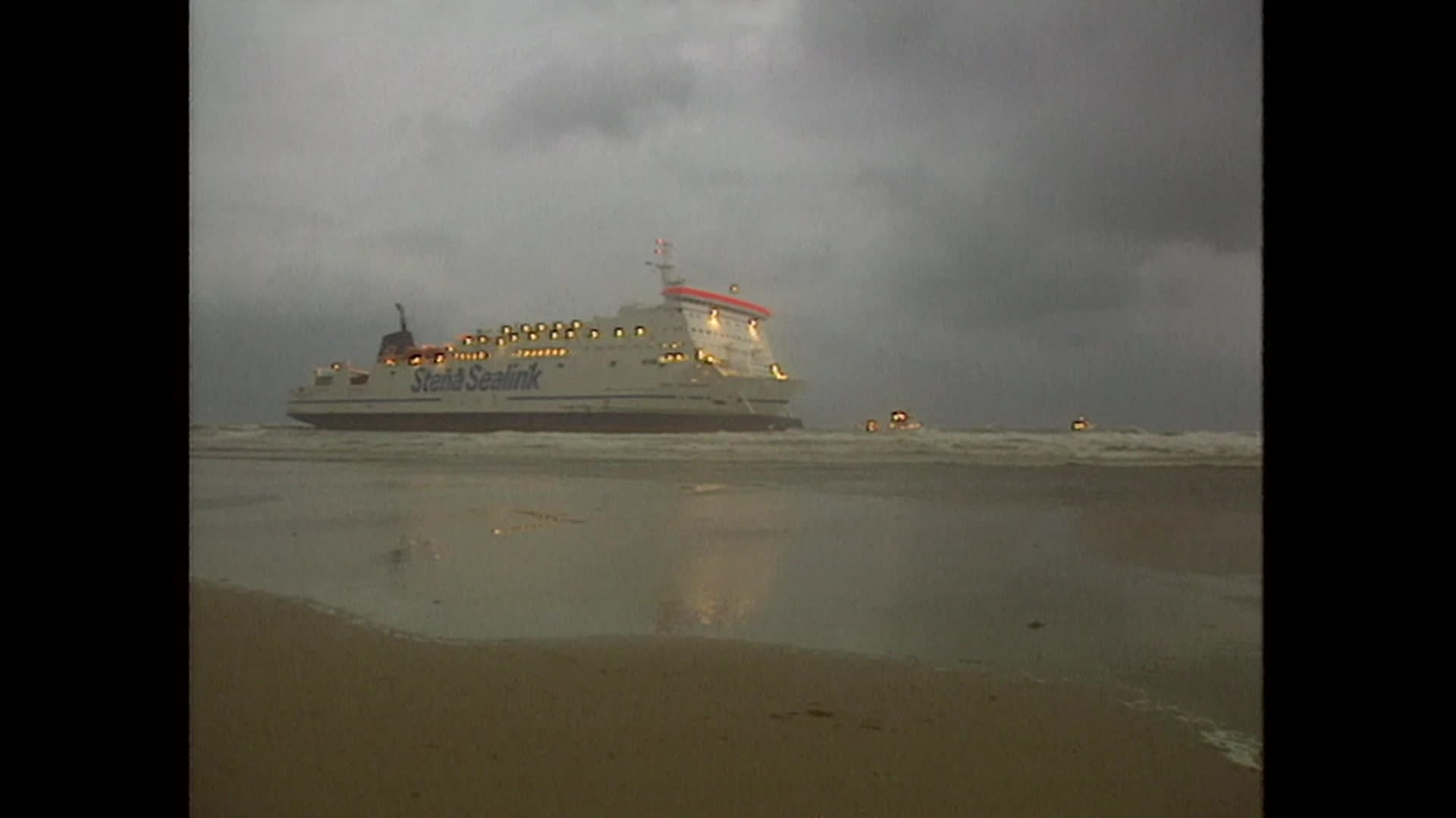 "On voyait juste la digue s'avancer dans la mer" : le bateau Stena ...