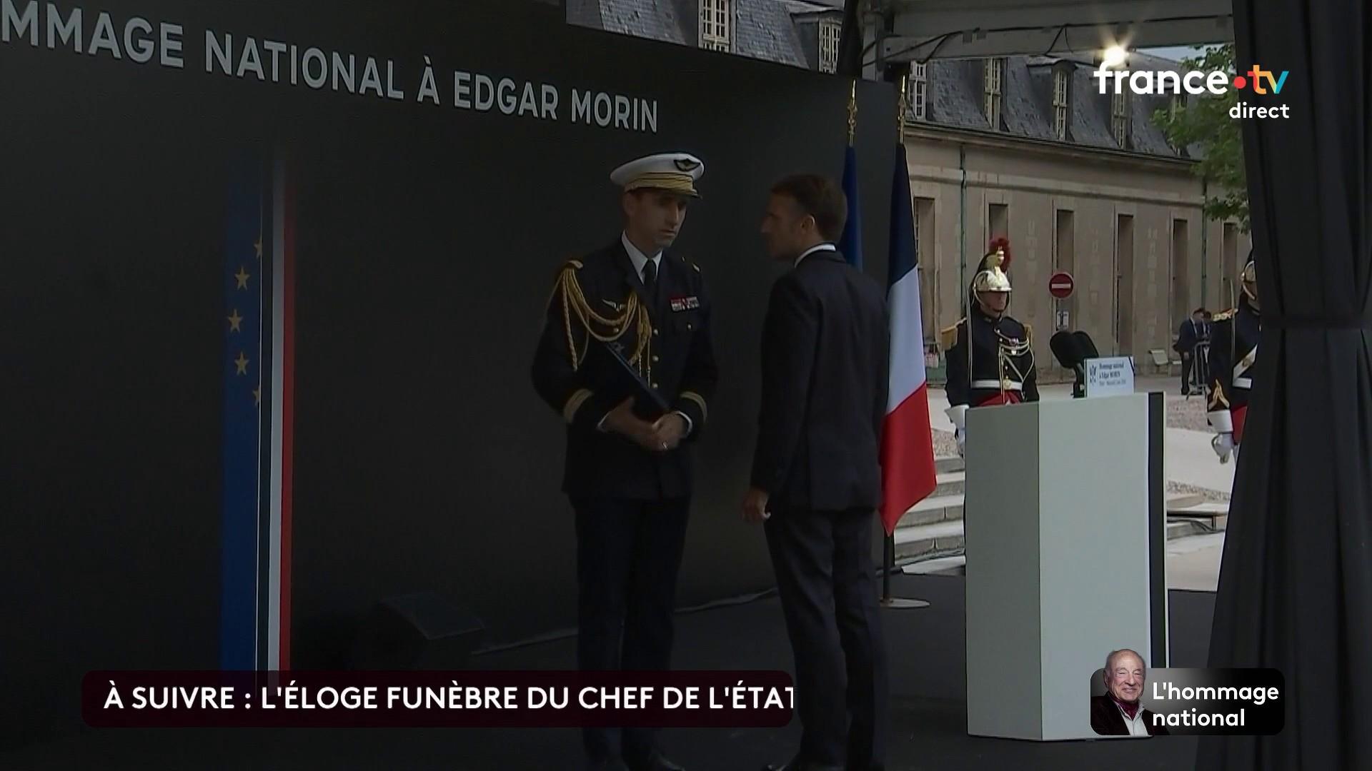 Hommage national à Edgar Morin : revivez la cérémonie aux Invalides ...