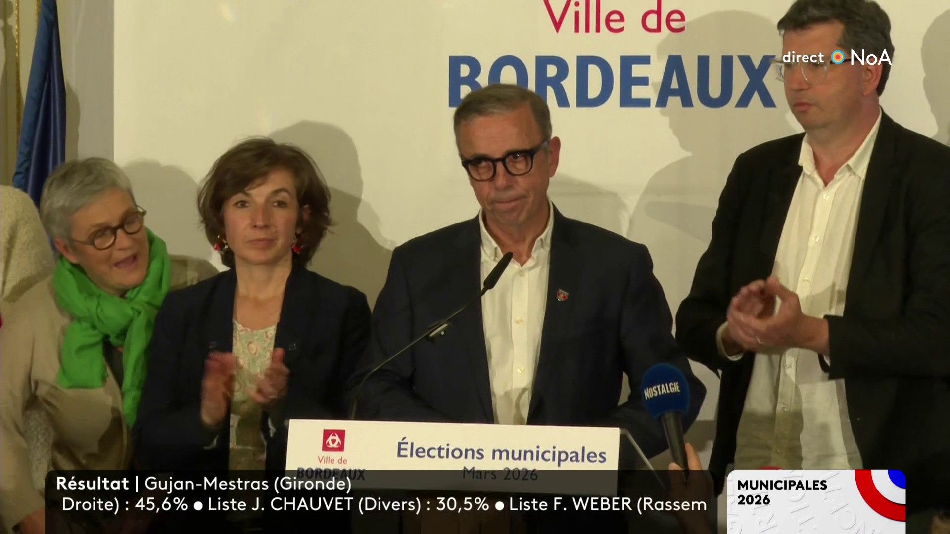 RÉSULTATS. "C'est un grand soir" : Thomas Cazenave remporte la mairie ...