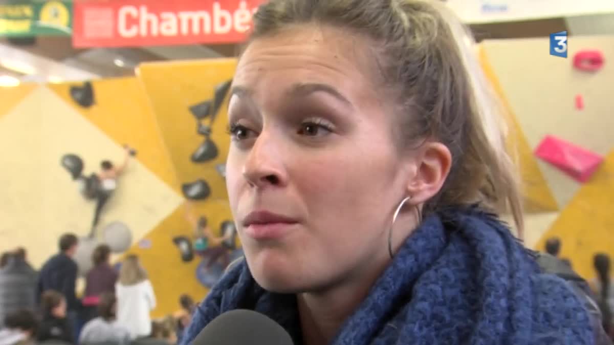 L'élite française de l'escalade grimpe à Chambéry