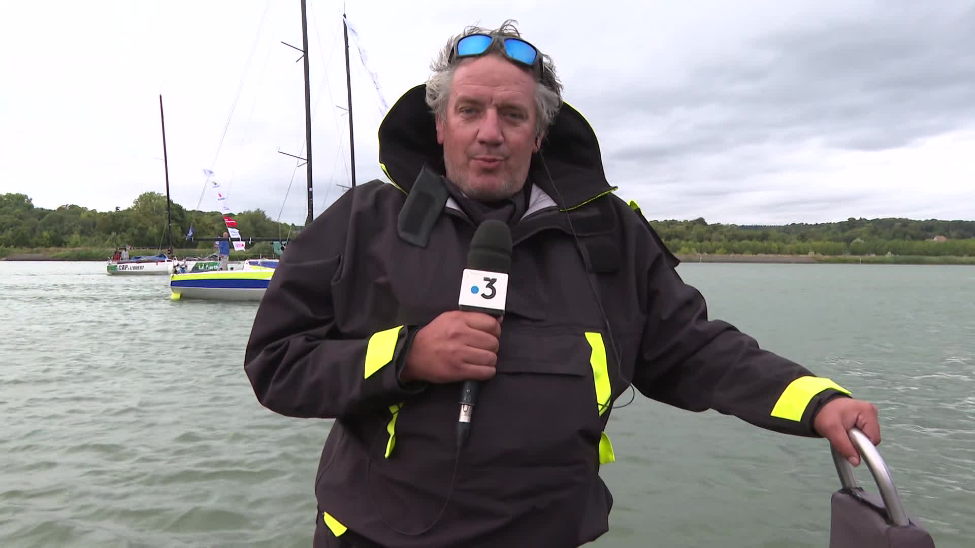 Solitaire du Figaro Paprec : première journée à Rouen pour les skippers