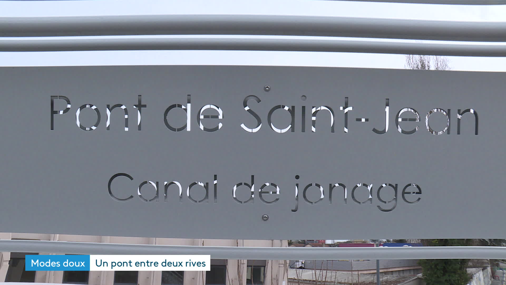 "Ce pont va nous rassembler" : cyclistes, piétons et bientôt tramway ...